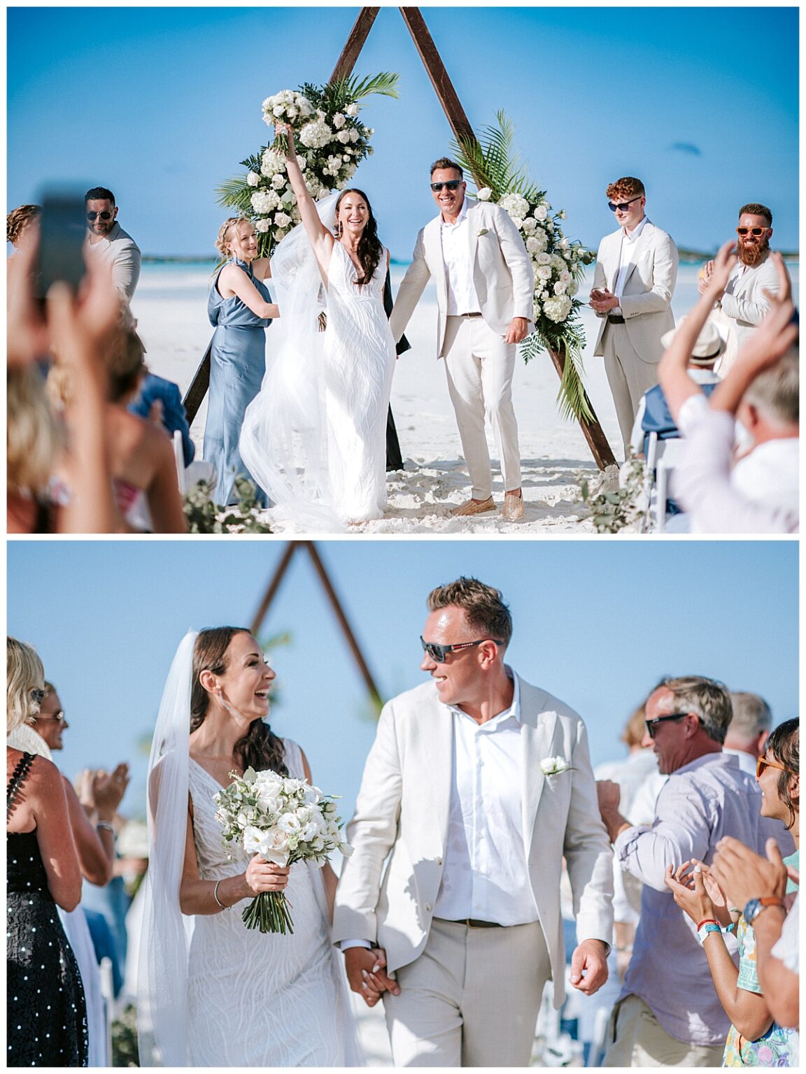 Destination Wedding on a Sandbar in Exuma, The Bahamas | Lyndah Wells ...